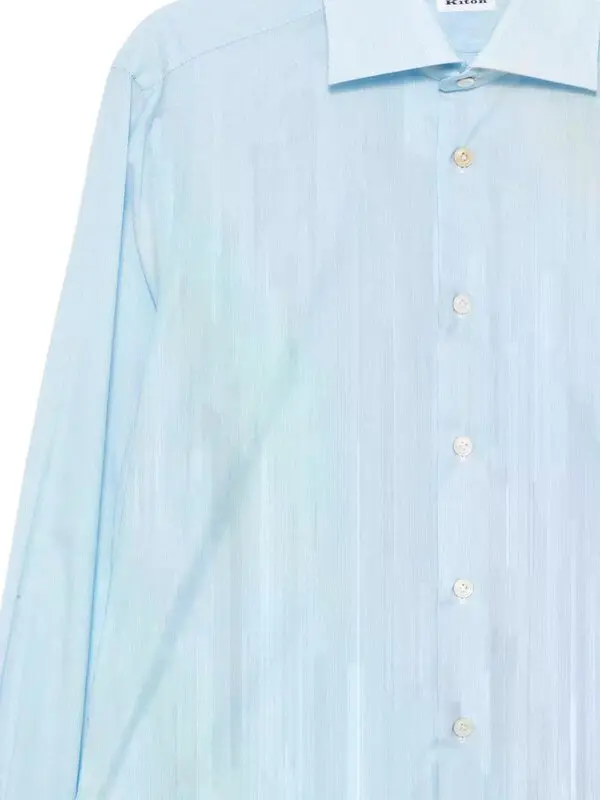 Kiton Cotton Shirt - Blue