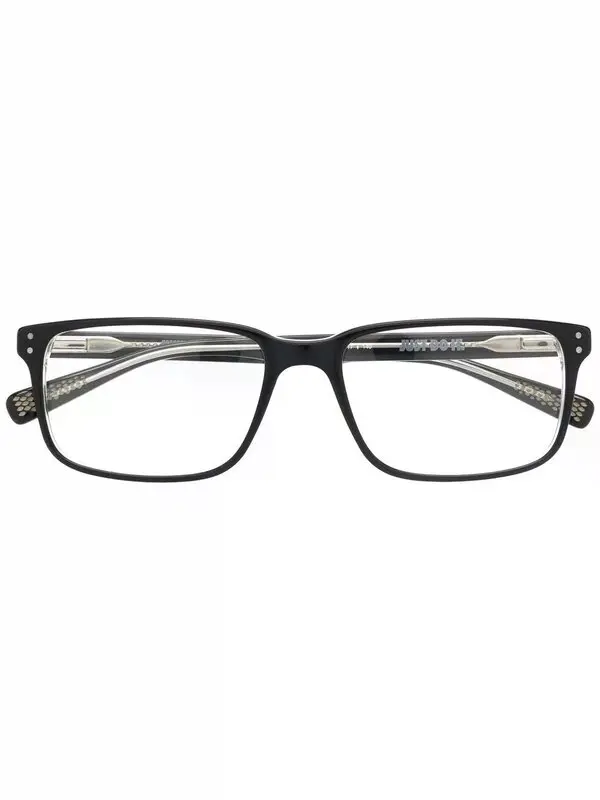 Nike Rectangle-frame Logo-print Eyeglasses