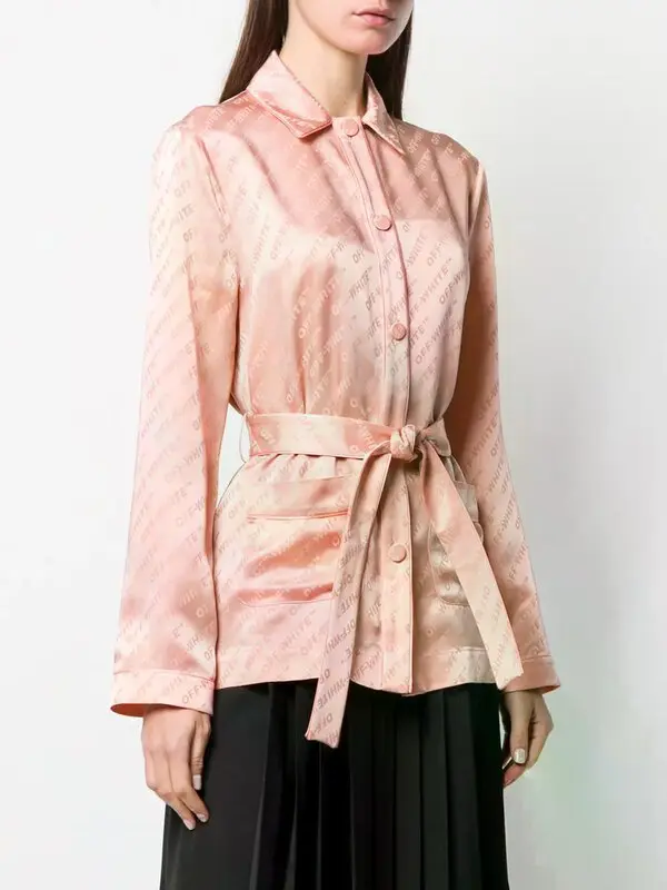 Off-White Belted Logo Shirt