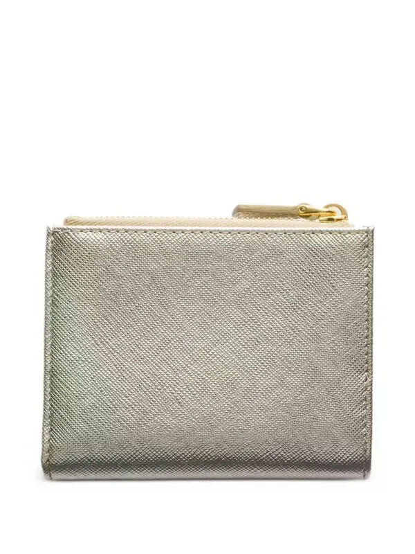 Prada Small Leather Wallet - Gold
