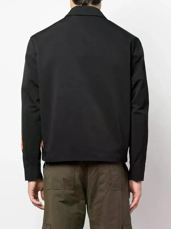 Off-White Embroidered Zipped Jacket