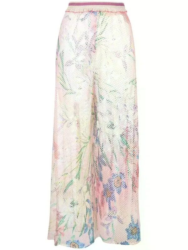 PatBO Iris Mesh-panel Trousers