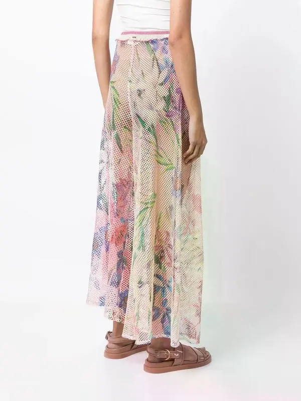 PatBO Iris Mesh-panel Trousers