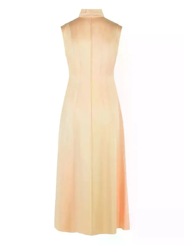 JIL SANDER Deep-neckline Sleeveless Dress - Neutrals