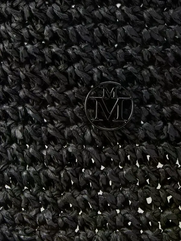 MAISON MICHEL Pablo Logo Hat - Black