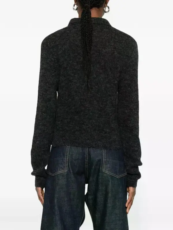 Our Legacy Textured Button-up Cardigan - Grey
