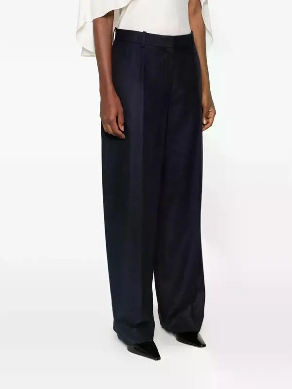 TOTEME Pleated Flannel Trousers