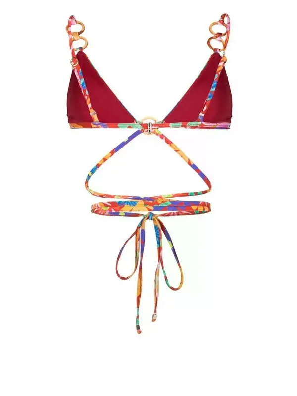 PatBO Aster Wrap Bikini Top