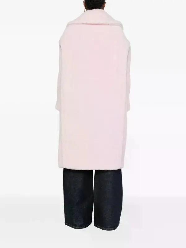 Max Mara Tedgirl Double-breasted Coat - Pink