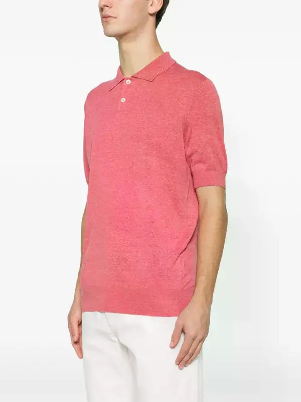 Brunello Cucinelli Ribbed-hem Polo Shirt