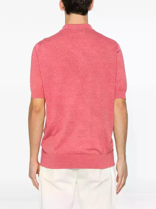 Brunello Cucinelli Ribbed-hem Polo Shirt