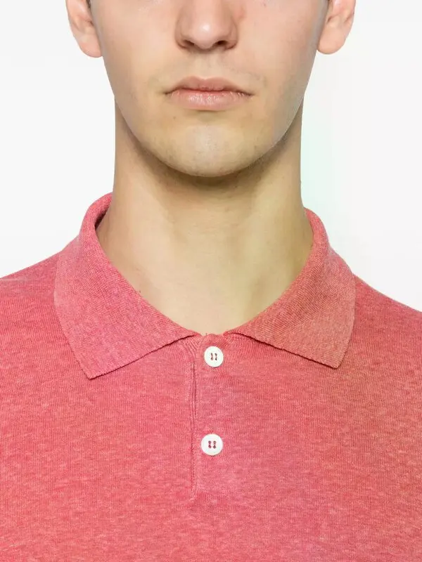 Brunello Cucinelli Ribbed-hem Polo Shirt