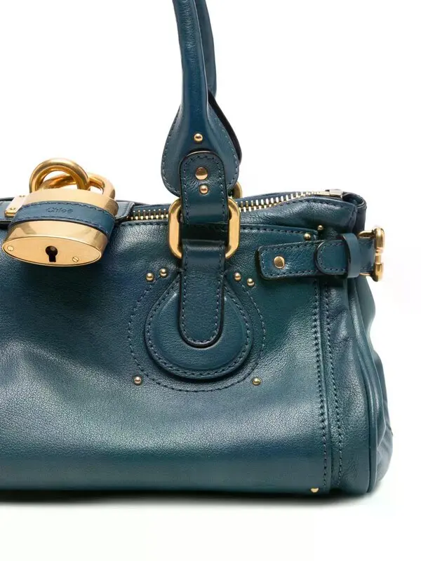 Chloé Paddington Grained Leather Shoulder Bag