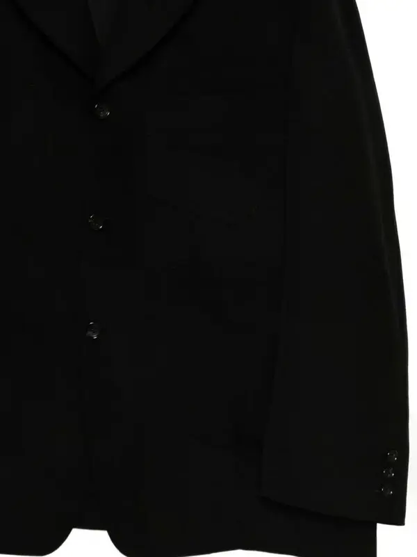 Comme Des Garçons Wool Gabardine Blazer