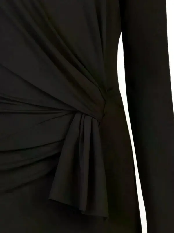 Nina Ricci Long-sleeve Draped Wrap Top