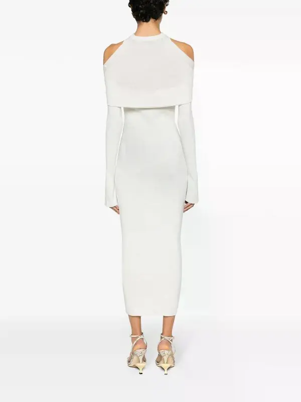 Jacquemus La Robe Doble Midi Dress - Neutrals