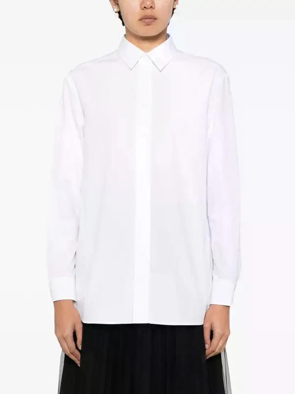 Red Valentino Tie-back Cotton Shirt