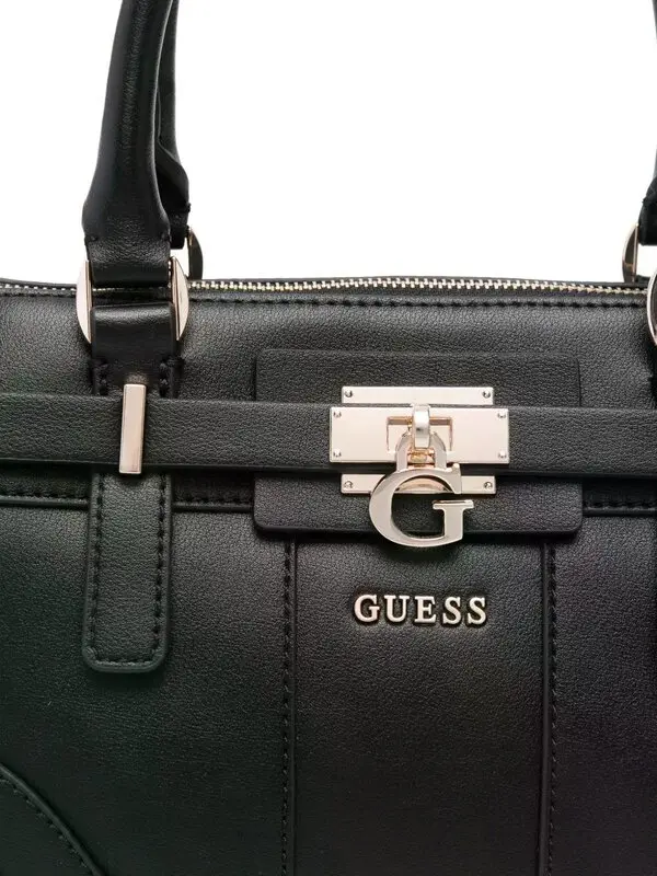 Guess Logo-plaque Padlock-detail Tote