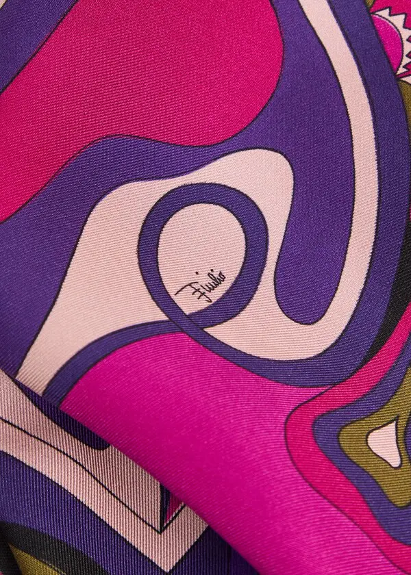 Emilio Pucci Printed Silk-twill Scarf