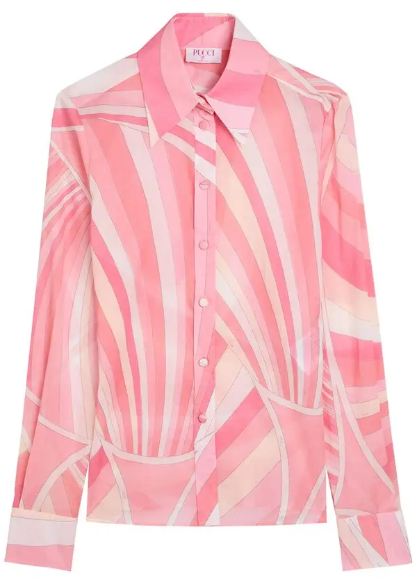 Emilio Pucci Printed Cotton Shirt