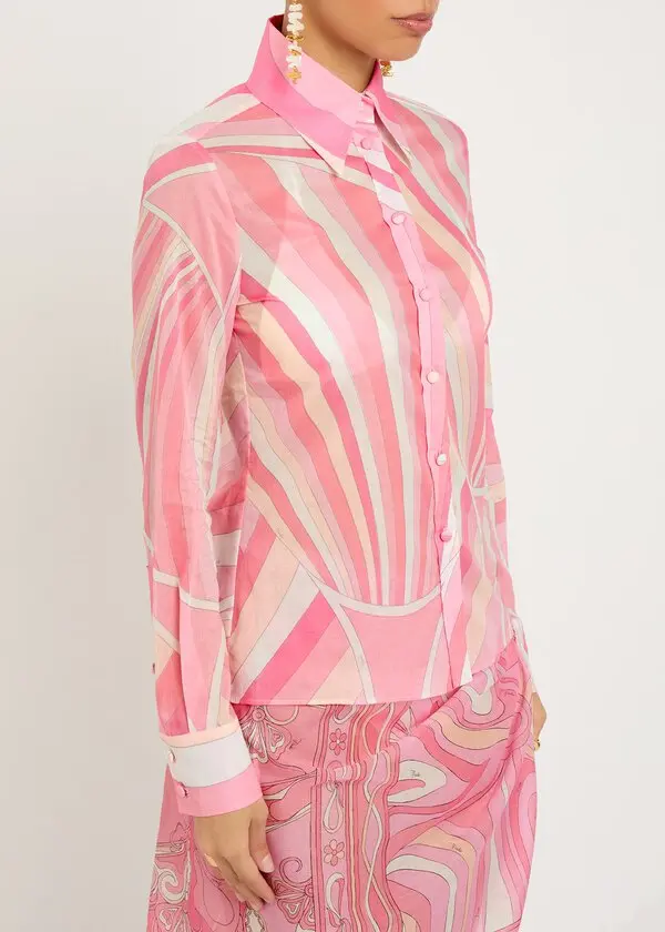 Emilio Pucci Printed Cotton Shirt