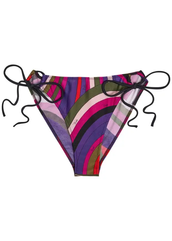 Emilio Pucci Printed Bikini Briefs - Multicoloured 1