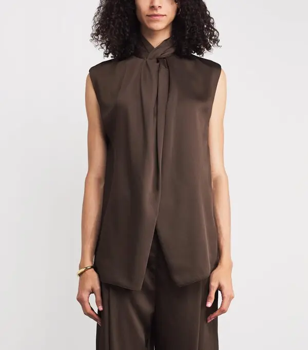 Camilla And Marc Satin Aaron Sleeveless Top