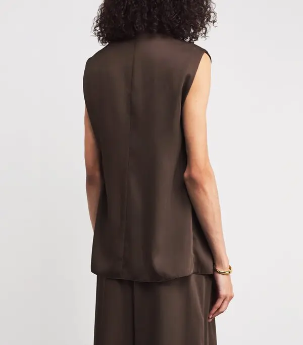 Camilla And Marc Satin Aaron Sleeveless Top