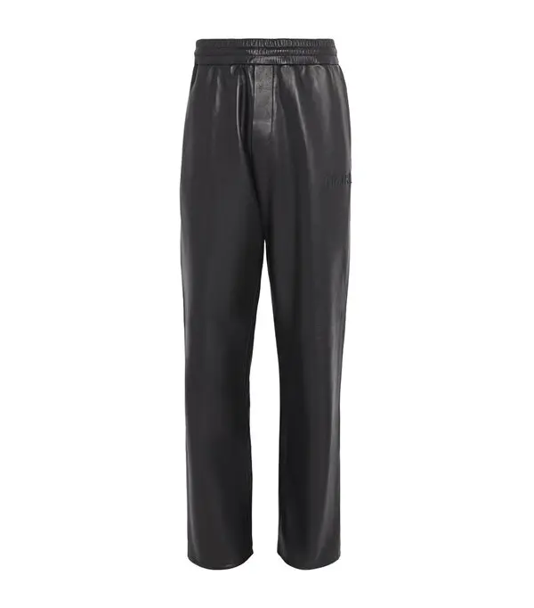 Amiri Leather Track Sweatpants