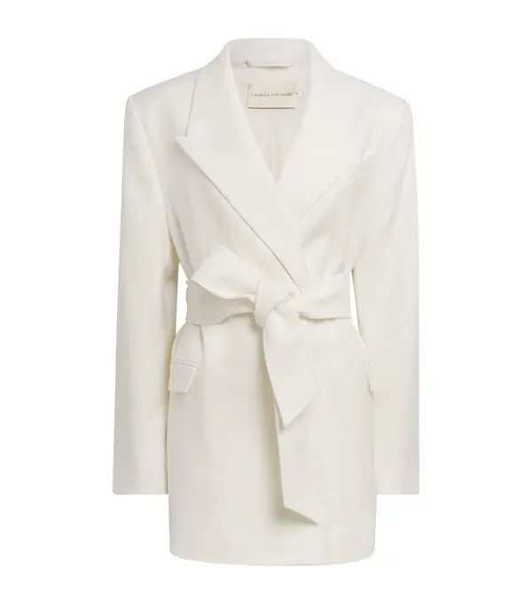 Camilla And Marc Satin Alabata Blazer