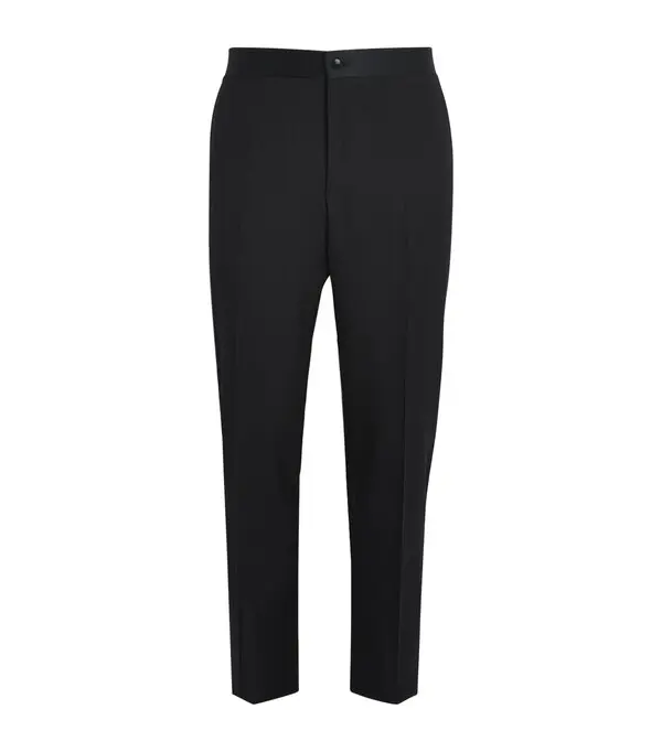 Canali Wool Tuxedo Trousers