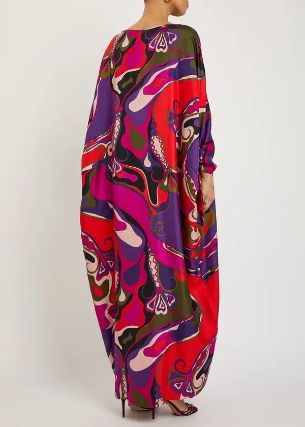Emilio Pucci Printed Silk Gown