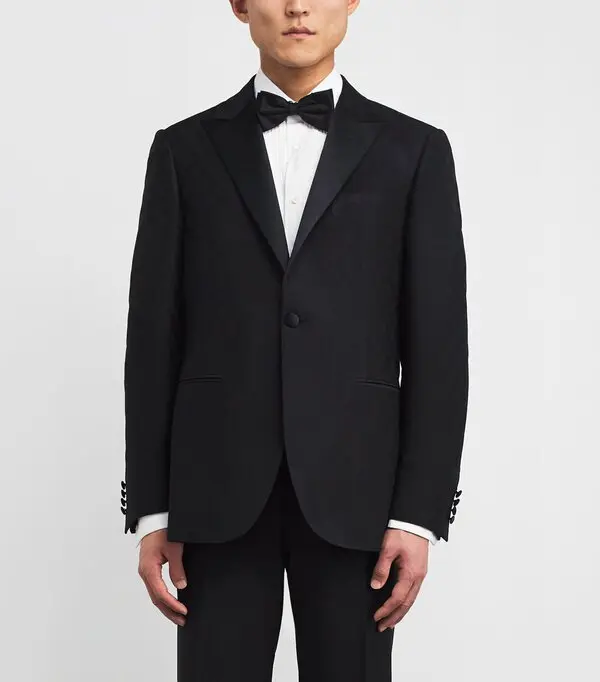 Canali Wool-silk Tuxedo Jacket
