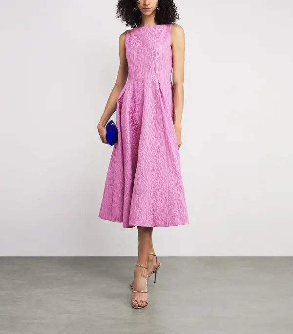 ROKSANDA Cloqué Tera Midi Dress