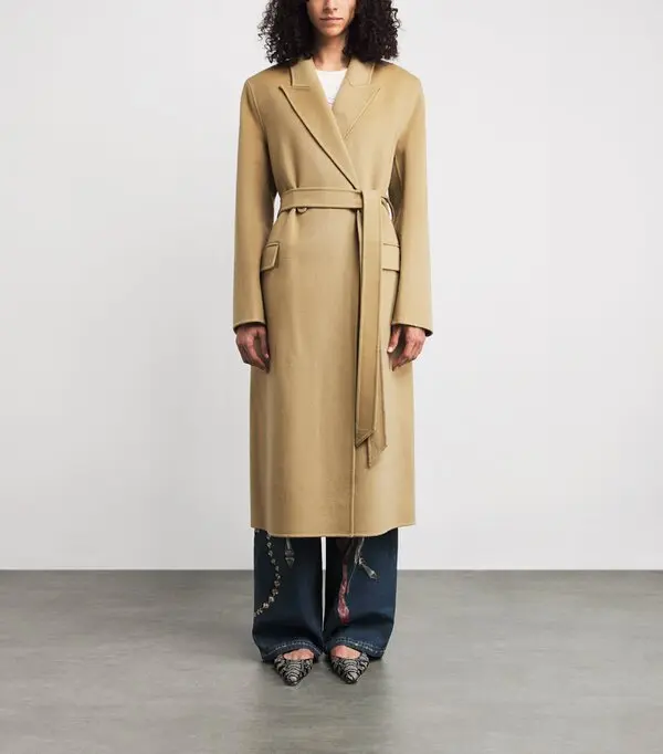Acne Studios Wool-cashmere Belted Coat