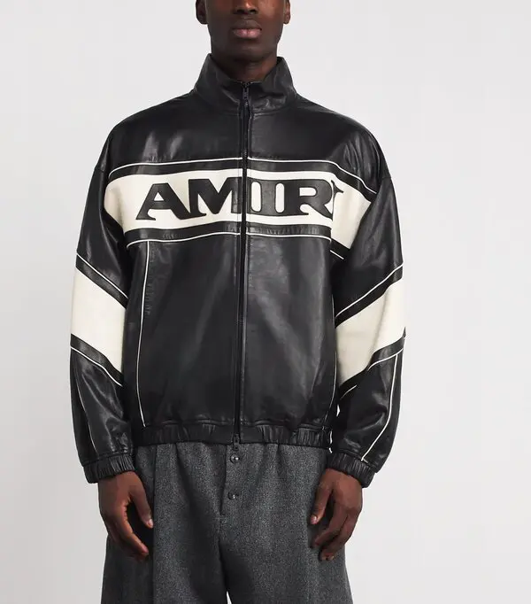 Amiri Sport Leather Jacket