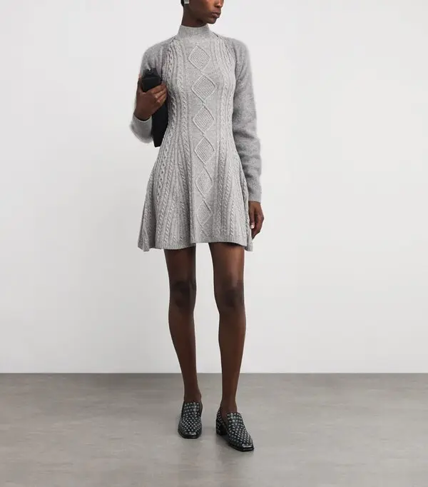 Staud Wool-blend Charade Mini Dress