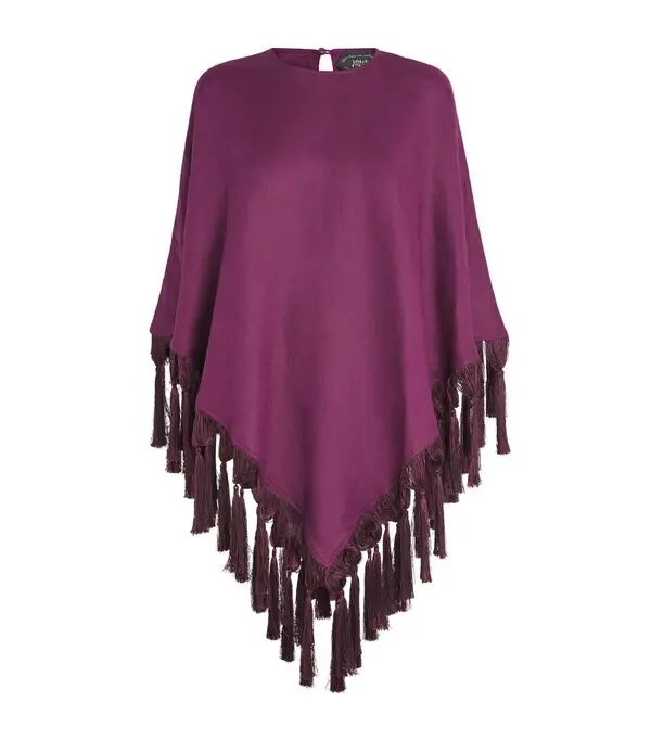 TALLER MARMO Linen Gloria Poncho