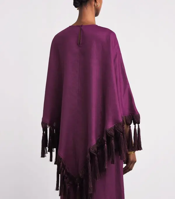 TALLER MARMO Linen Gloria Poncho
