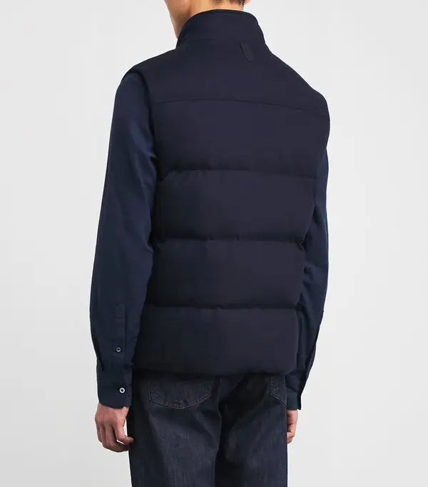 Canali Cashmere Puffer Gilet