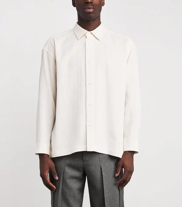 Issey Miyake Double Weave Crepe Shirt