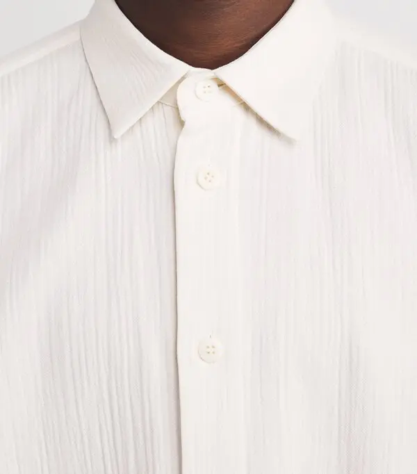 Issey Miyake Double Weave Crepe Shirt