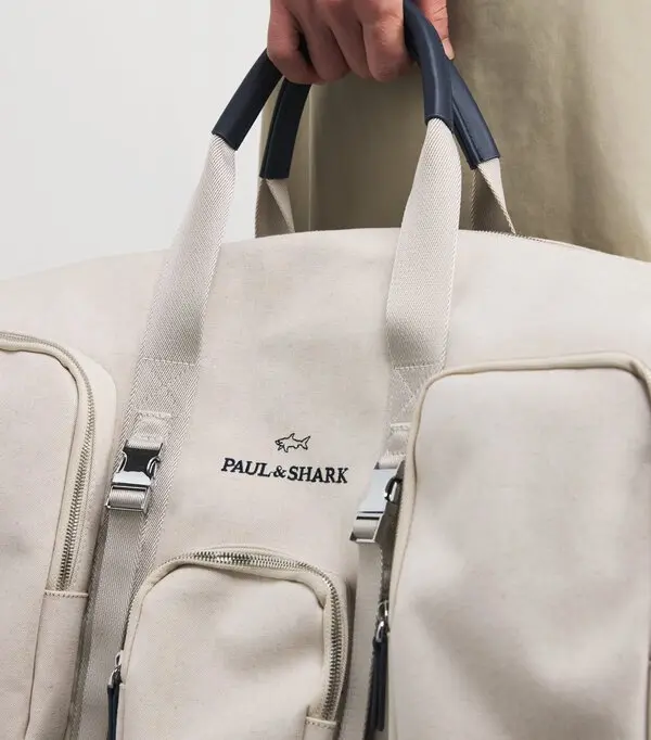 Paul & Shark Cotton-blend Canvas Duffle Bag