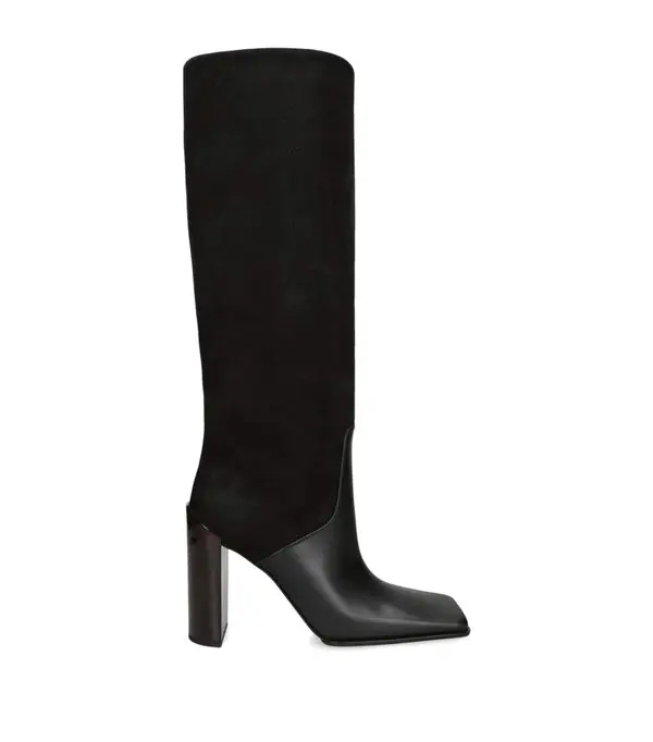 Alaïa Leather Knee-high Boots - Black