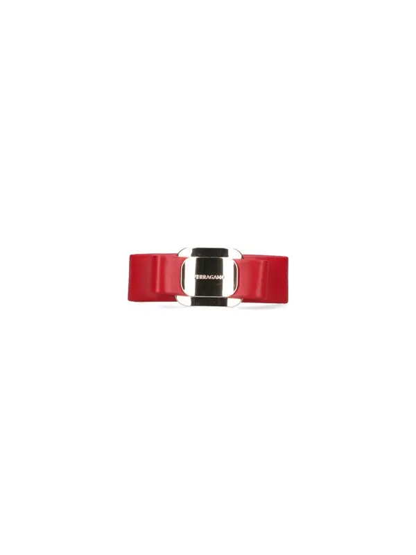 FERRAGAMO Vara Hair Clip - Red