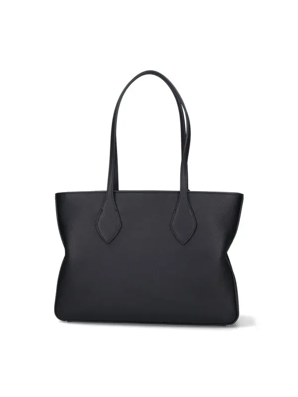 FERRAGAMO Small 'star' Tote Bag - Black