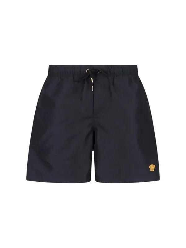 Versace Medusa Beach Shorts - Black