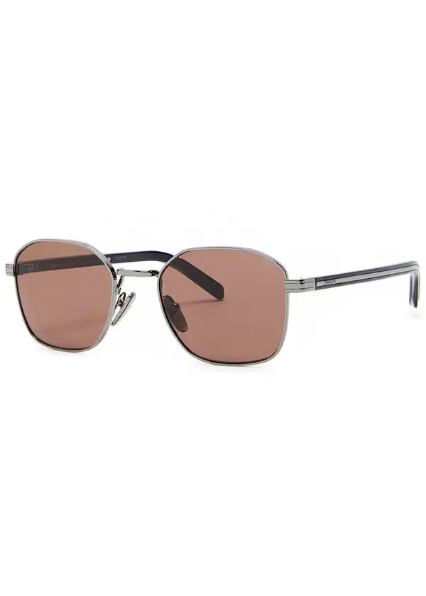 Prada Round-frame Sunglasses - Silver