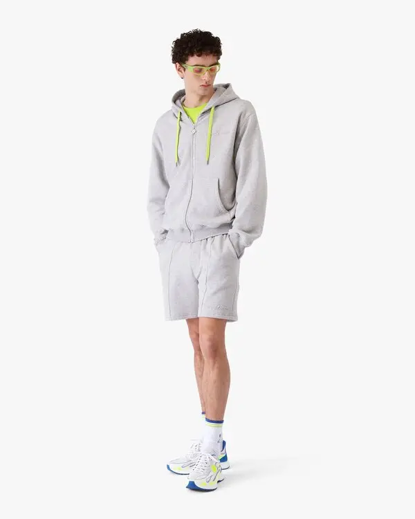 Casablanca Cashmere Blend Zip-up Hooded Sweatshirt - Multicolor