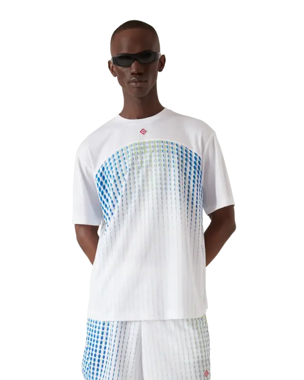 Casablanca Tennis Tech Short Sleeve T-shirt - Multicolor